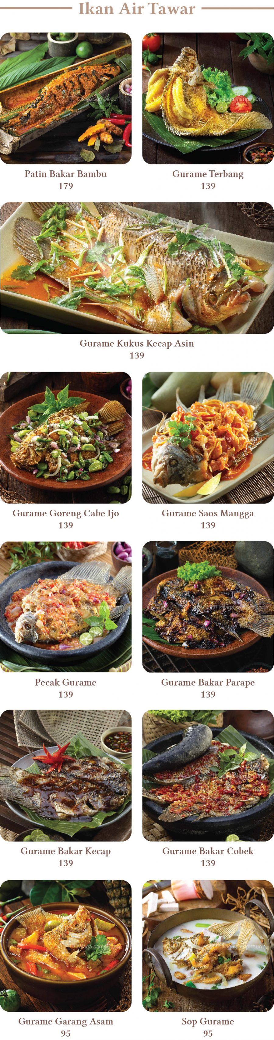 Menu Online – Talaga Sampireun