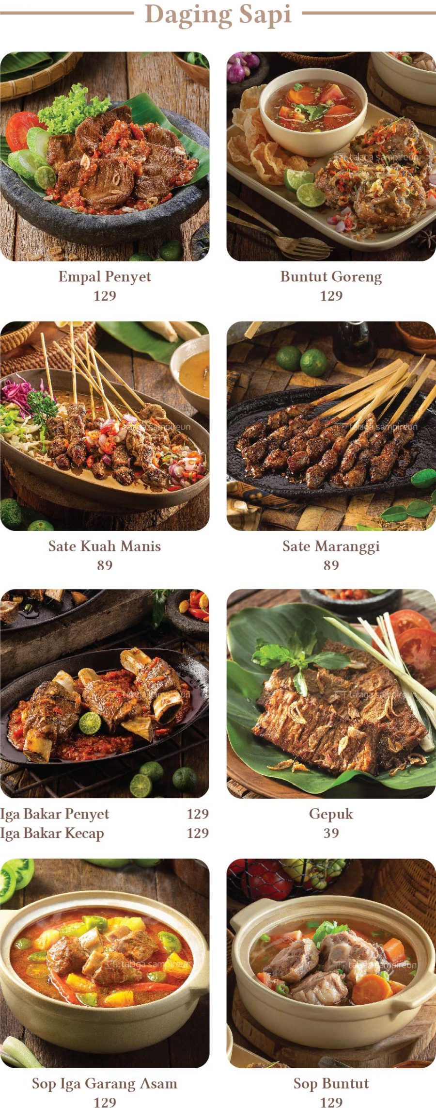 Menu Online – Talaga Sampireun