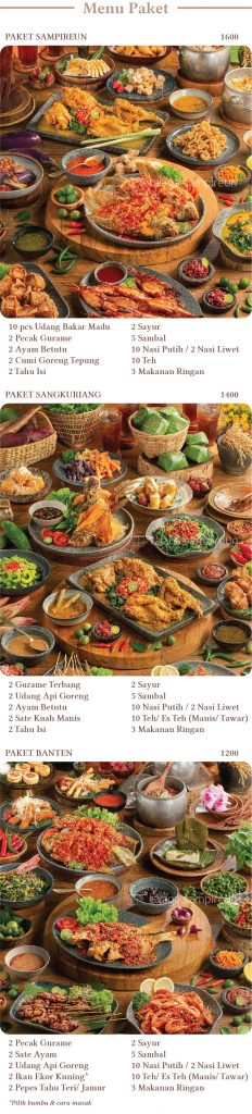 Menu Online – Talaga Sampireun